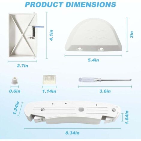 Kit de limpieza de piscinas Ulisem con pantalla frontal y trasera ...