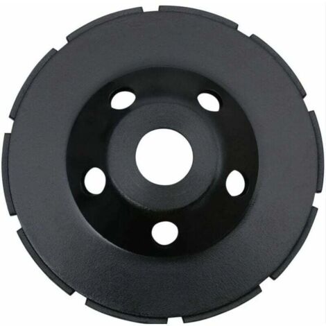 Disco de diamante Ulisem, disco de amolado de hormigón de 125 x 22,2 mm de doble hilera, muela ...