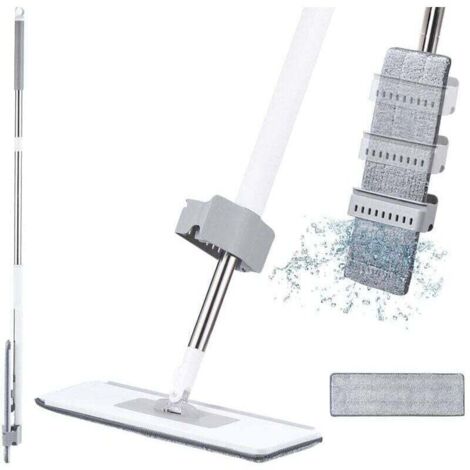 Fregona de microfibra Ulisem con escurridor integrado, fregona ...
