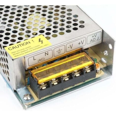 Convertidor de conmutación de 12 V y 5 A - Transformador de 60 W CA 110 V/220 V para CCTV, radio ...