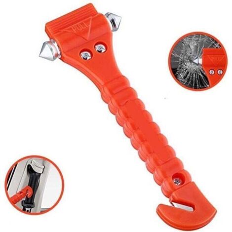 Martillo de emergencia para coche, cortador de cinturones de seguridad ...
