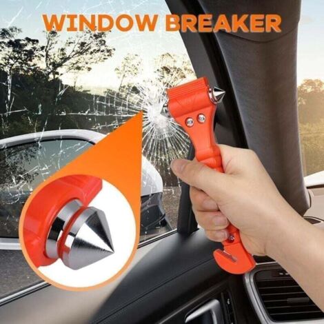 Martillo de emergencia para coche, cortador de cinturones de seguridad ...