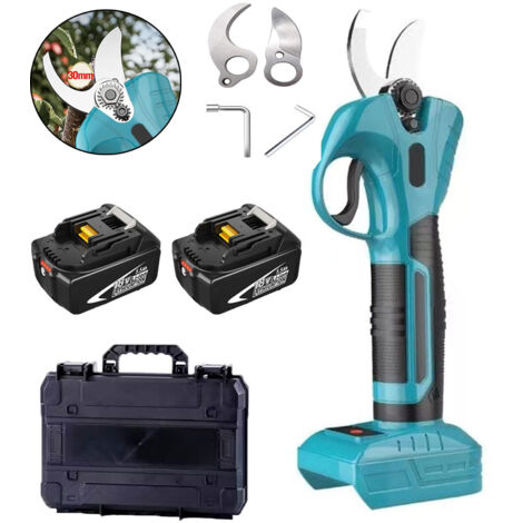 Battery powered shrub scissors, battery powered tree scissors with two ...