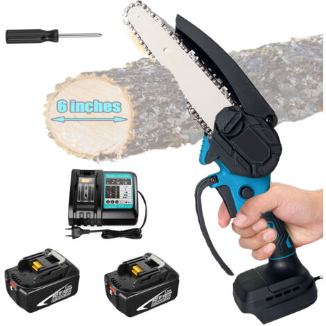 Portable Electric Chainsaw, 6" Mini Cordless Chainsaw, Electric Chain ...