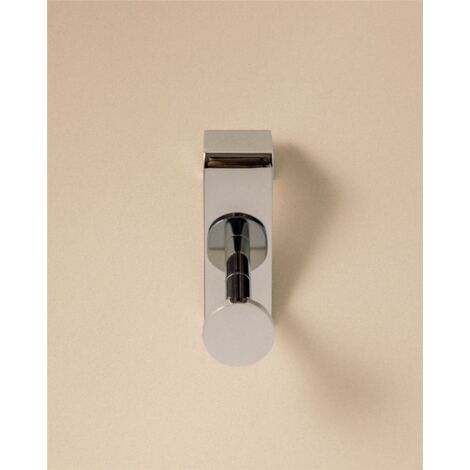 Cosmic Wall-Mounted Hook Chrome Stick