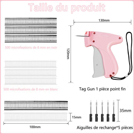 Mini Pistolet à Couture pour Vêtements, Fixateur Rapide pour Vêtements ...