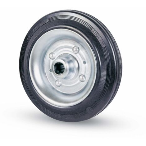 D.100X30 INDUSTRIELLES GUMMIRAD MIT ROLLENLAGER