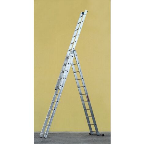 Scala combinata venus in alluminio 3 elementi 13 gradini 390/920 cm ...