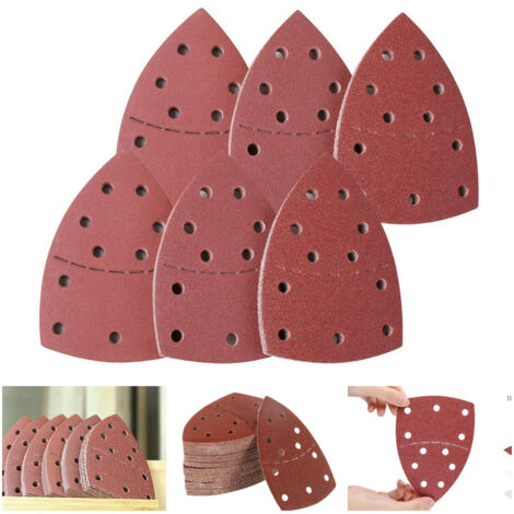 Triangle Sanding Sheets Delta Sander Sanding Paper, 105 x152 mm, 50PCS ...
