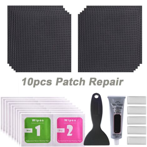 10 Piece Resilient Black Repair Kit, Trampoline Repair Kit Repairs ...