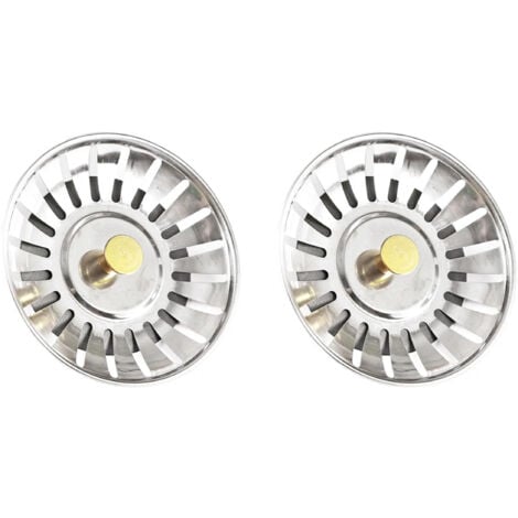 COOCHEER 2 Pack Kitchen Sink Strainer, Anti-Block Sewer Mesh, Floor Drain