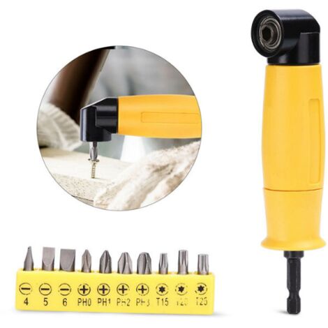 Right Angle Adapter, Strong Magnet, Standard Size Screwdriver Extension ...