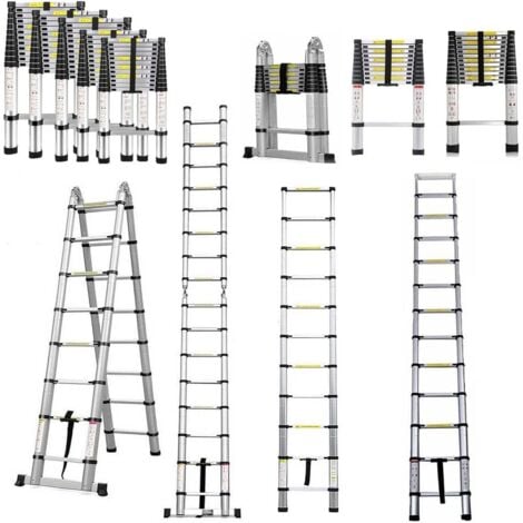Aluminum Telescopic, Extendable Telescopic Ladder, Telescopic ...