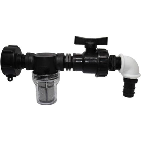 IBC Tank Adapter with Filtration, Garden Hose Adapter/25mm