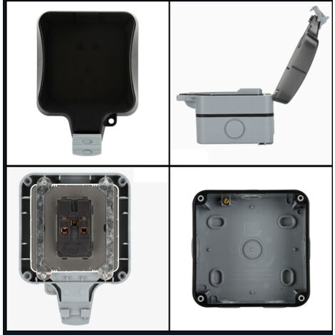 IP66 Outdoor Splashproof Single Row Pluggable Housing Rainproof Outdoor ...