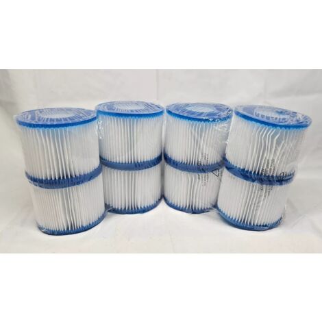 8 Pack, Pool Filter Cartridges for Bestway, VI Spas Filter Cartridges ...