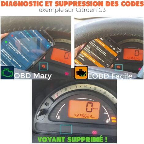 Pack, Car Fault Detector - Reads and Clears Fault Codes in 3 Minutes ...
