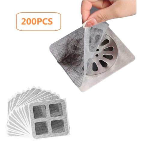 200pcs Disposable Shower Drain Stickers and Shower Drain Stickers
