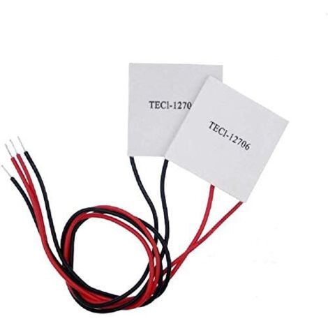 2Pcs TEC1-12706 Thermoelectric Refrigeration Plate Peltier Effect ...