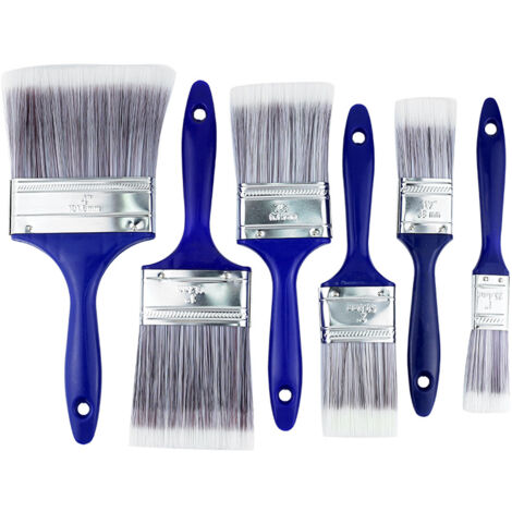 Pack Flat Paint Brushes Suitable for All Types of Paint, Household ...