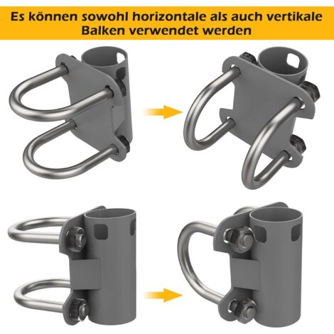 Starlink Antenna Mast Tube Mount - Adjustable U Shape - Starlink ...