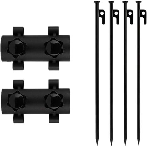 Adjustable Tent Stand with Nail Hammer, Camping Tent Fixing Clamp ...