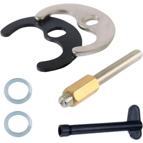 Bolt Sink Washer with Wrench, Faucet Fixing Kit, Stainless Steel Assembly