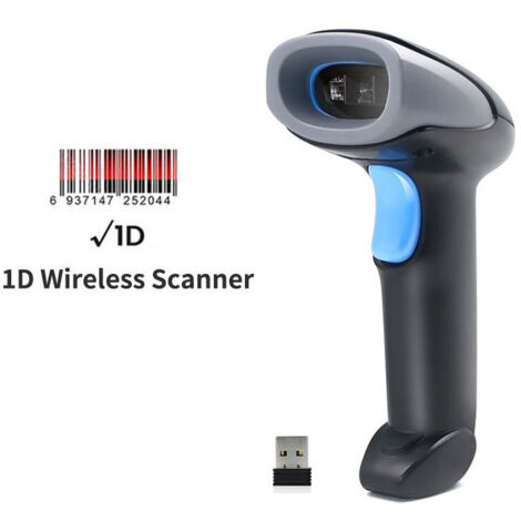 Laser Barcode Scanner, Barcode Scanner, Universal---1D Wireless