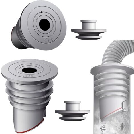 Piece Washing Machine Hose Seal, Grey, Odor-Inhibiting Plug, Washing ...