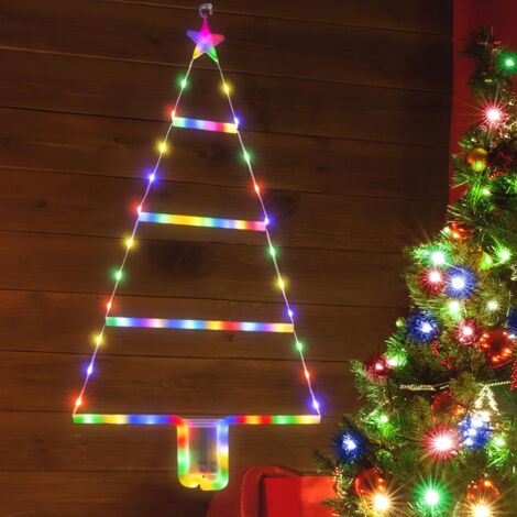 Christmas Decoration Lights, 60cm LED Ladder Lights, Multicolor ...