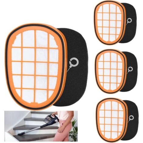 4-piece filter for Philips SpeedPro Max Aqua, FC6814, FC6826, FC6812 ...