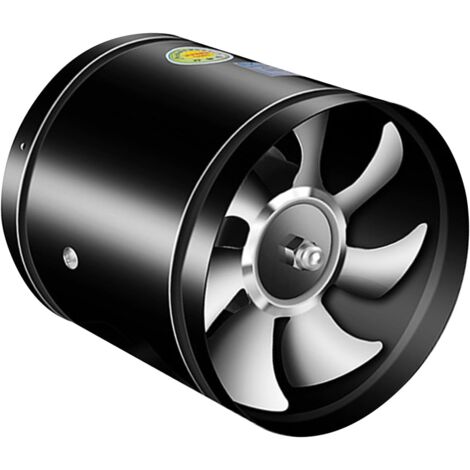 Quiet Round Metal Kitchen Basement Exhaust Fan (6 Inch)