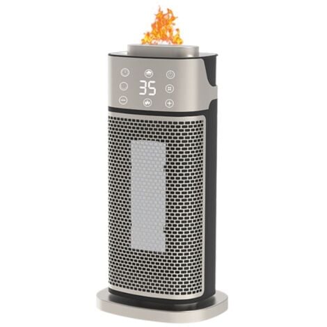 Indoor Space Heater, 3 in 1 Space Heater with Humidifier and 3D Flame ...