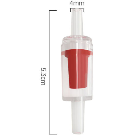 10 Pack Plastic One-Way Check Valves for Air Pumps - Fits Standard 3/16 ...