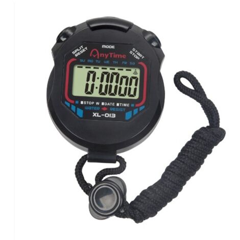 Digital sports stopwatch for running and fitness