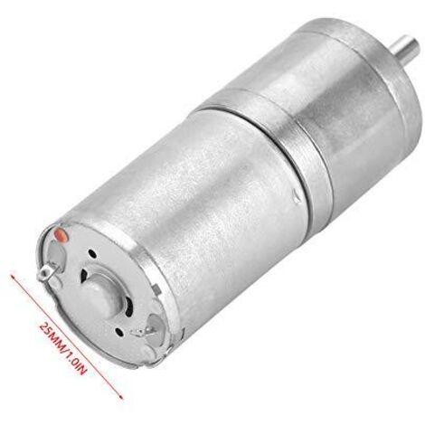 2pcs 25GA-370 25mm DC 12V Micro Gear Motor Low Speed Metal Gear Motor ...