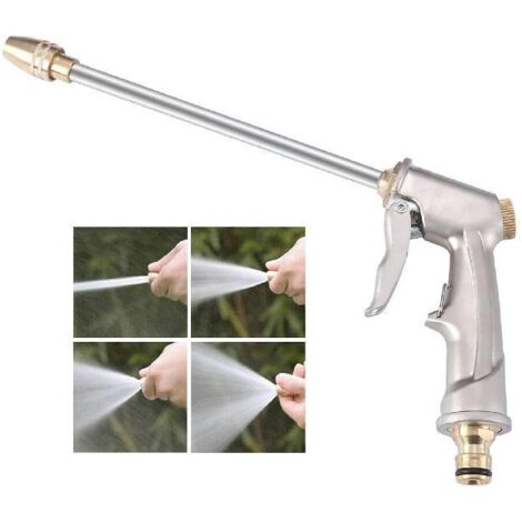 Metal Watering Gun High Pressure Lance with 4 Watering Modes Water ...