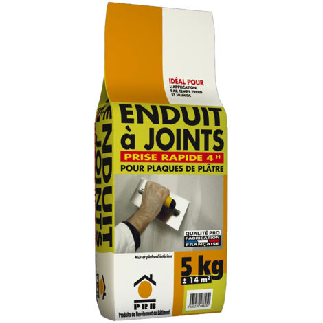 Enduit à Joint Prise Rapide 4h 5kg - Lissage et Finition Ultra-Rapide ...