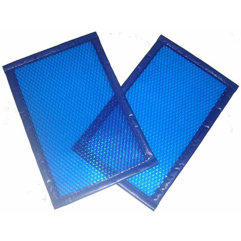 Bâche à bulles Bleu/Bleu 400 Microns forme 1