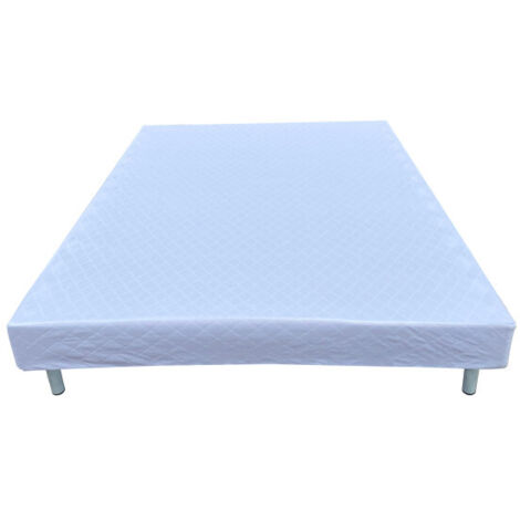 Rete a doghe 140x190cm su gambe per letto a 2 posti