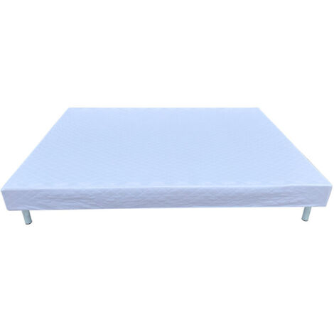 Rete a doghe 140x190cm su gambe per letto a 2 posti