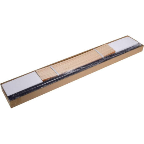 Rete a doghe 140x190 cm su gambe per letto a 2 posti Made in France