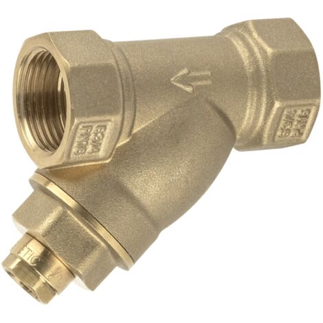 Filtro en Y de latón para la recogida de impurezas con filtro de acero ...