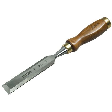 STANLEY Scalpello da intaglio con manico in legno 6 mm - 2-16-382