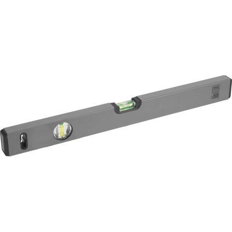 Nivel rectangular de aluminio - 40 cm - 1 ud - PERFECT TOOL - 1380040