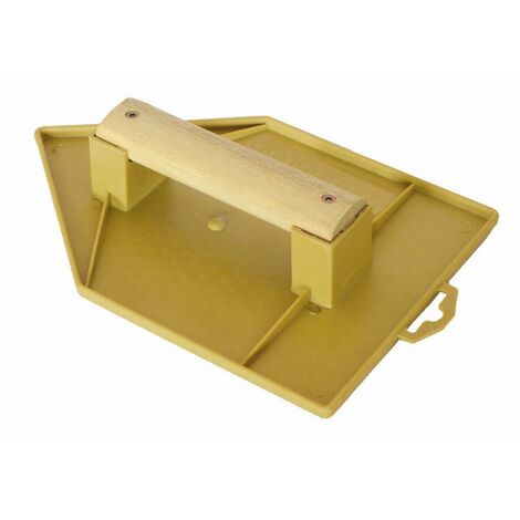 Llana puntiaguda amarilla 18x27mm mango de plástico MOB MONDELIN - 311132