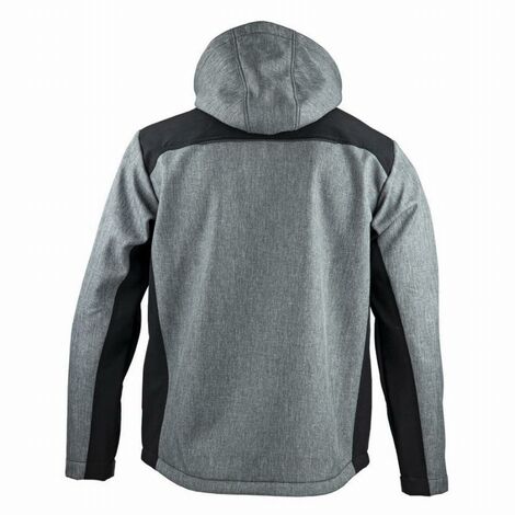 FACOM Trial Softshell Jacket Negro/Gris Talla L - FXWW2020E-L