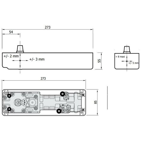 JANUS+ SEVAX - 3 Velocidades F3 PMR sin tope eje cuadrado - SN314054
