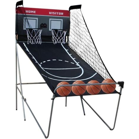 Canestro da Basket Pieghevole, Gioco Pallacanestro a Doppio Tiro, 8 ...