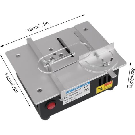 Mini sega da tavolo da 96 W, sega per legno da 5000 giri/min con lama ...